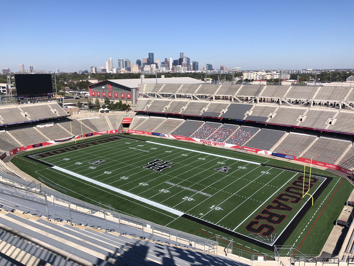 Houston reveals Halloween painted field for UCF game : r/CFB