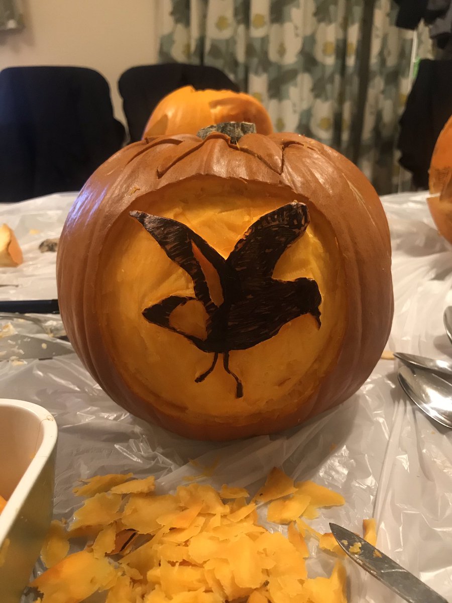 Mockingjay Pumpkin Stencil