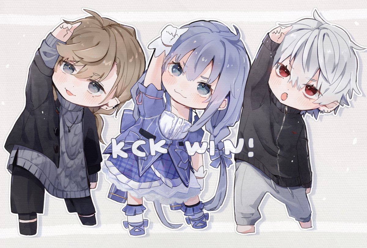 葛葉(にじさんじゲーマーズ) 「KCKWIN! #ちーあーと #かな絵 #kuzuArt 」|そらもものイラスト