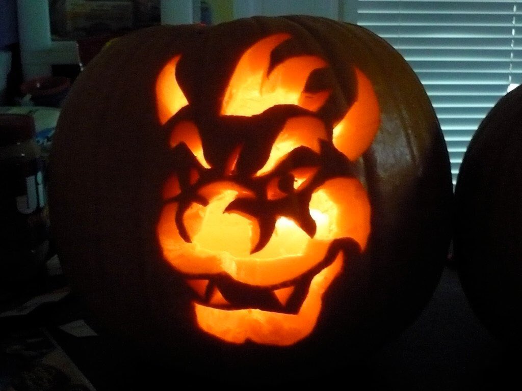Bowser Pumpkin Carving Patterns