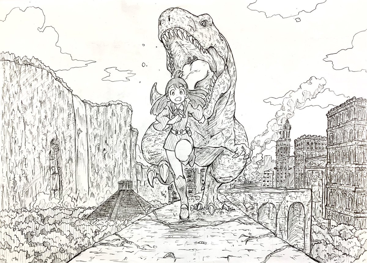 「ハロウィンと言えば魔女① アッコの冒険 #リトルウィッチアカデミア #LWA_jp #アッコ #Akko #TRIGG」隊長ケロロ軍曹の漫画