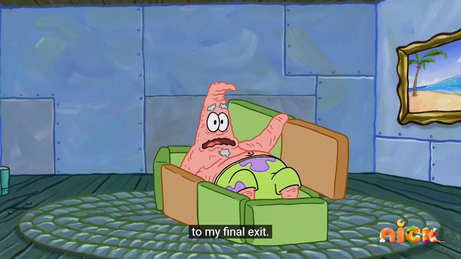 Patrick Star Sleeping Gif