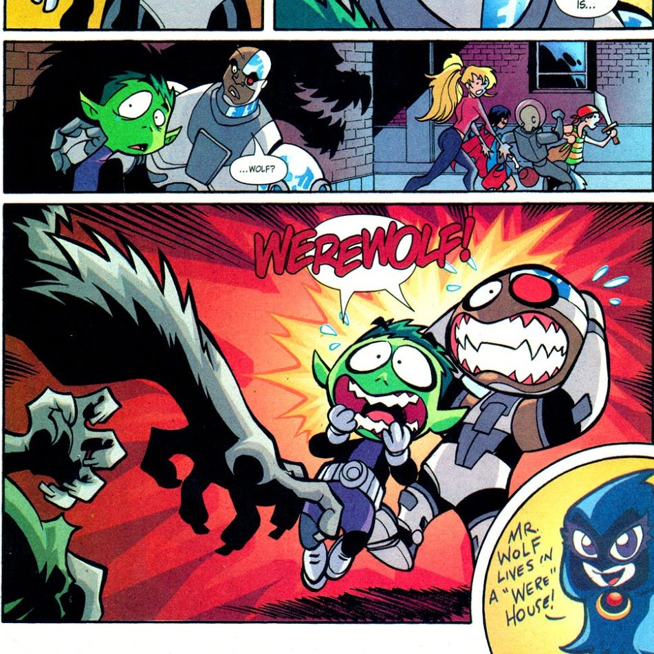 Teen Titans Beast Boy Wolf