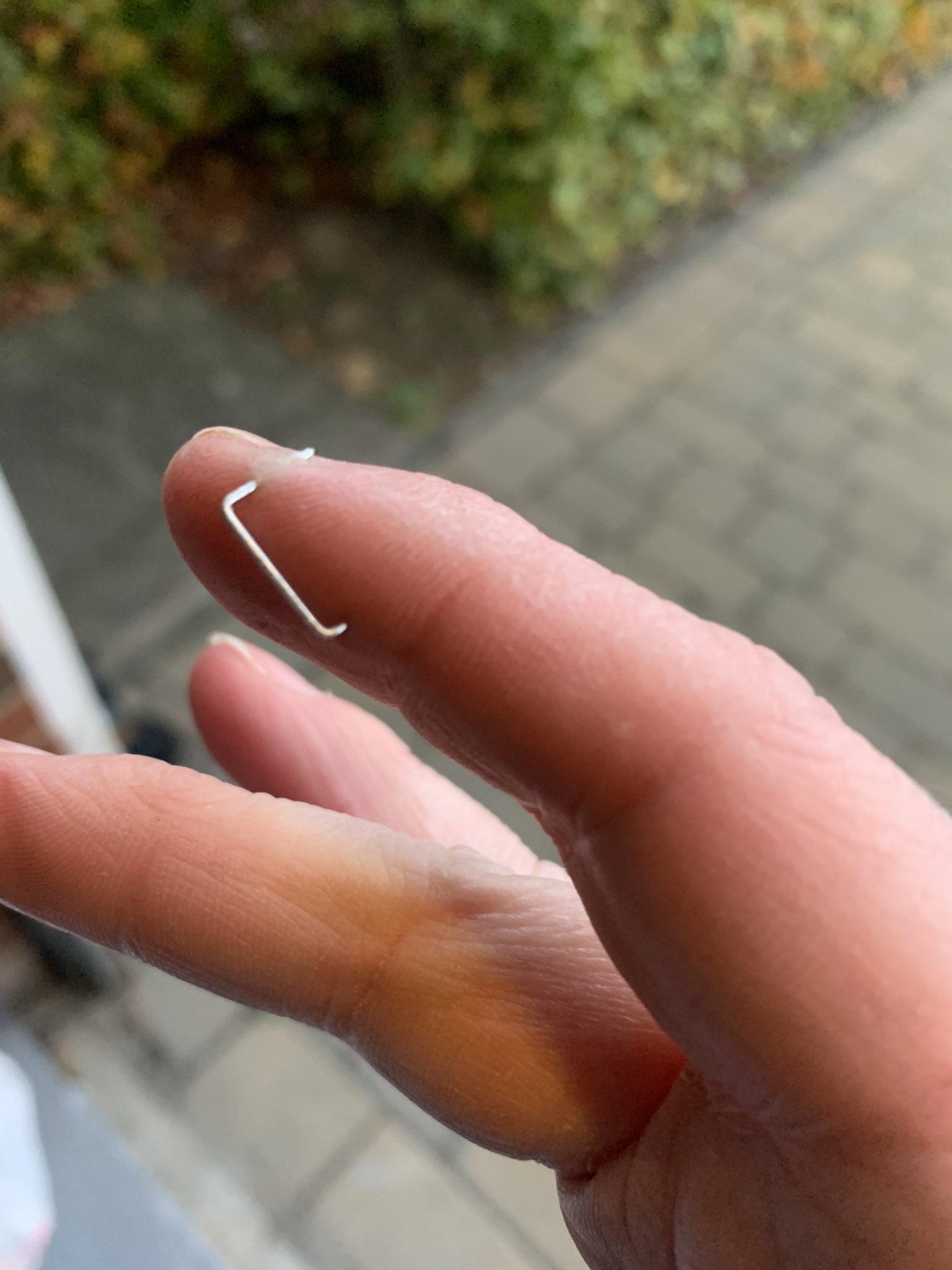 Injured By Staple Gun