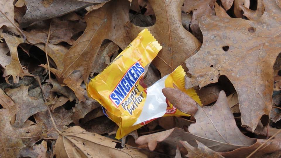 Candy Wrappers Trash