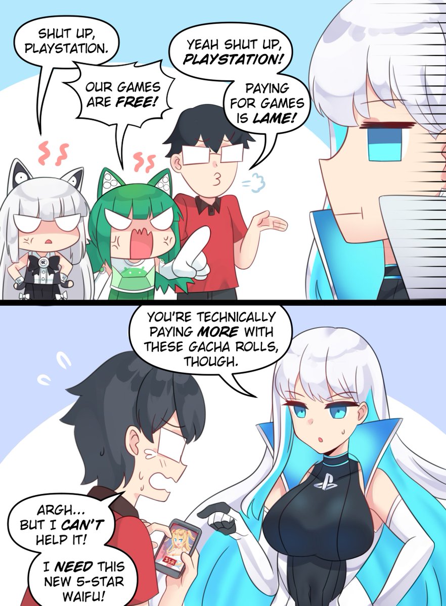 「When Creeper & Minecraft Steve visited a village ? 」Merryweather Comicsの漫画