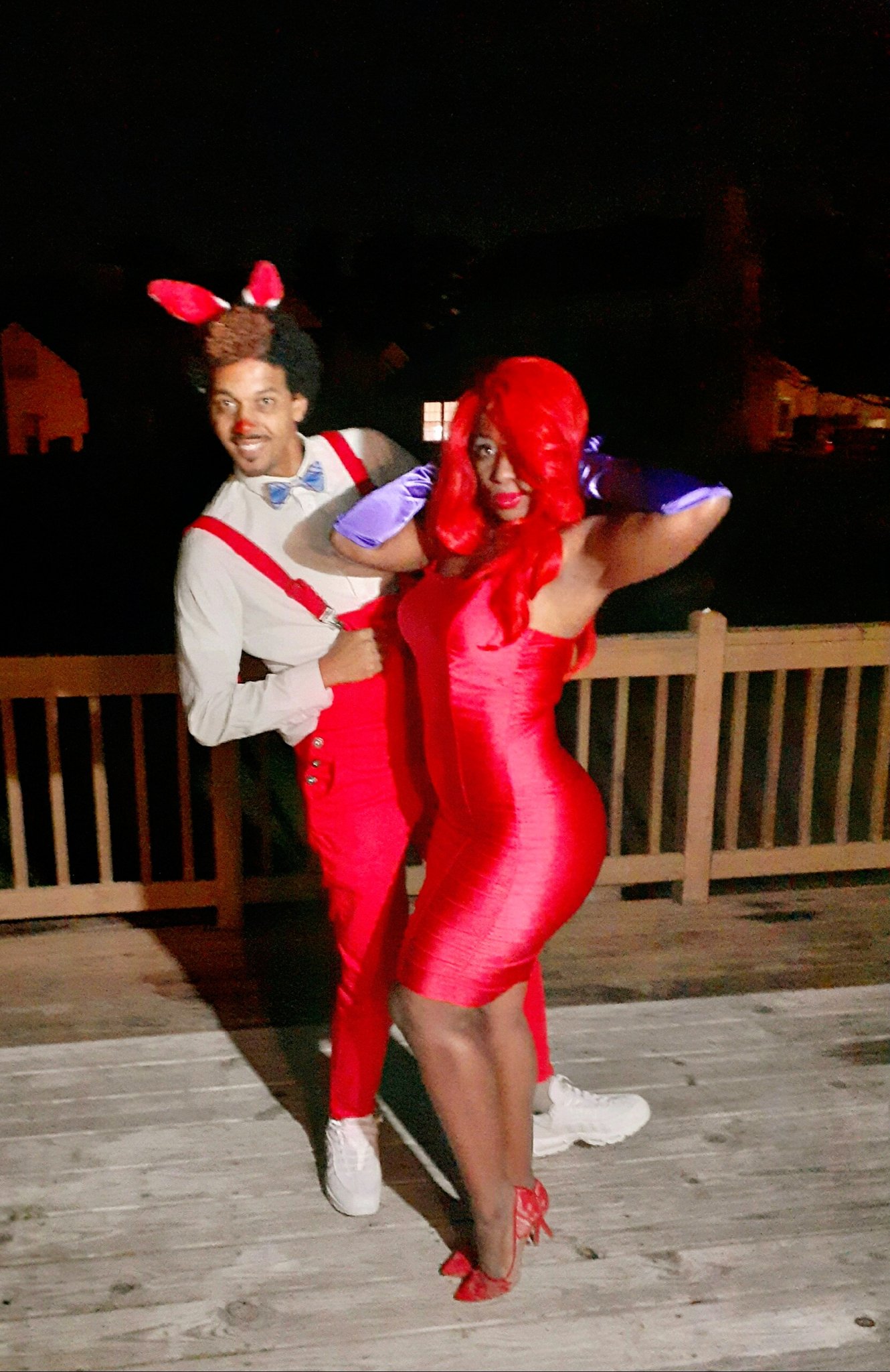 Jessica Rabbit And Roger Rabbit Costumes