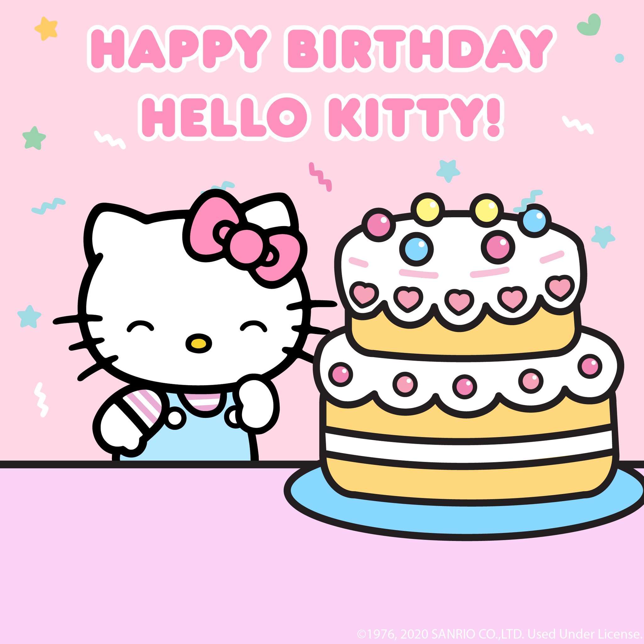Happy Birthday Hello Kitty Gif