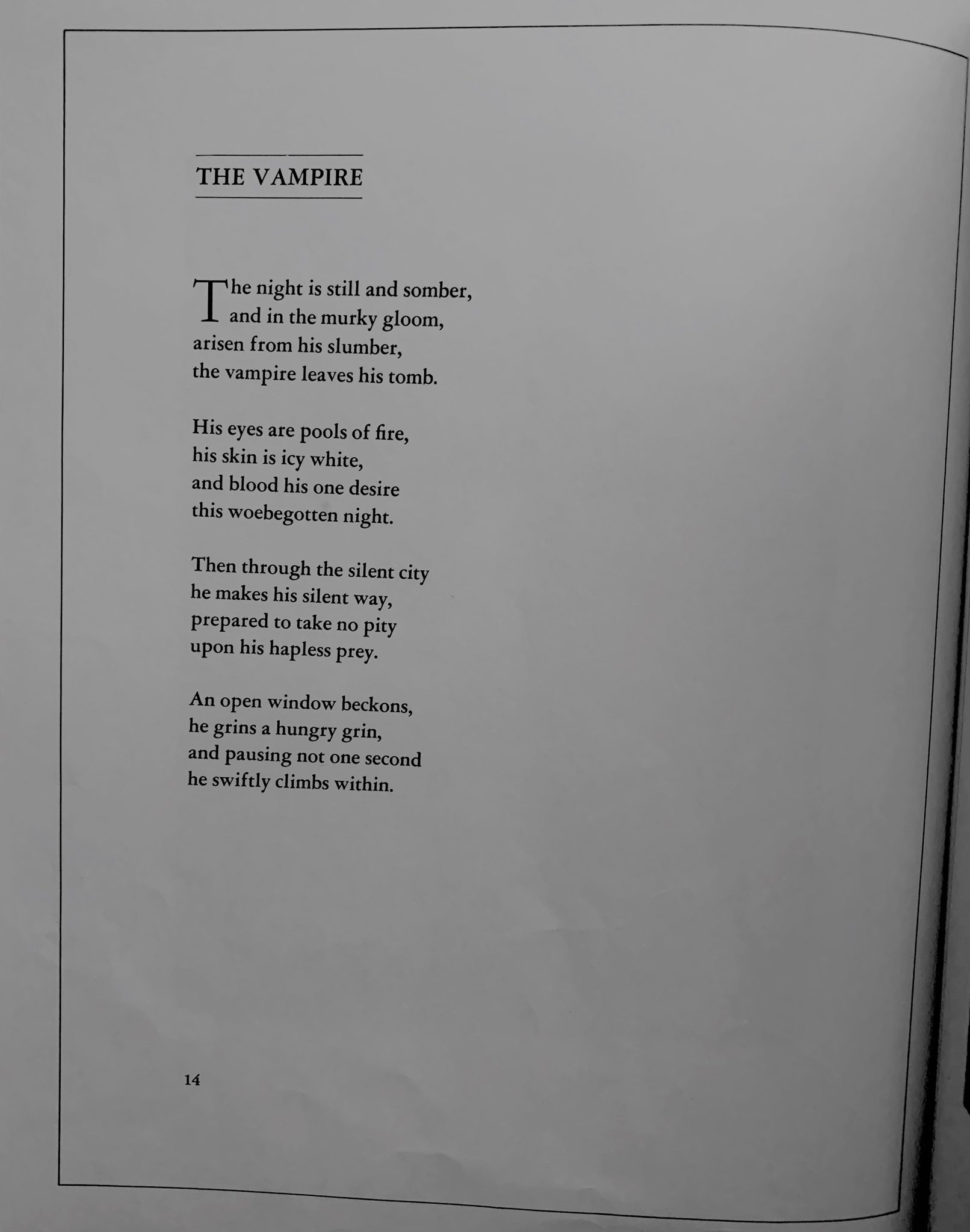 Vampire Poems