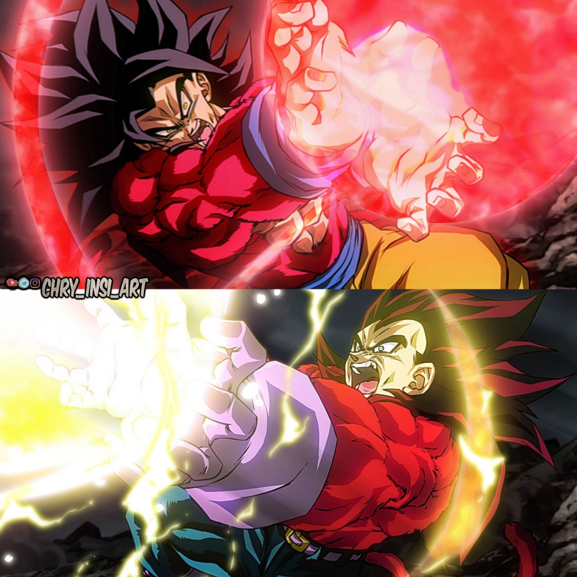 Goku Vs Vegeta Kamehameha Vs Final Flash