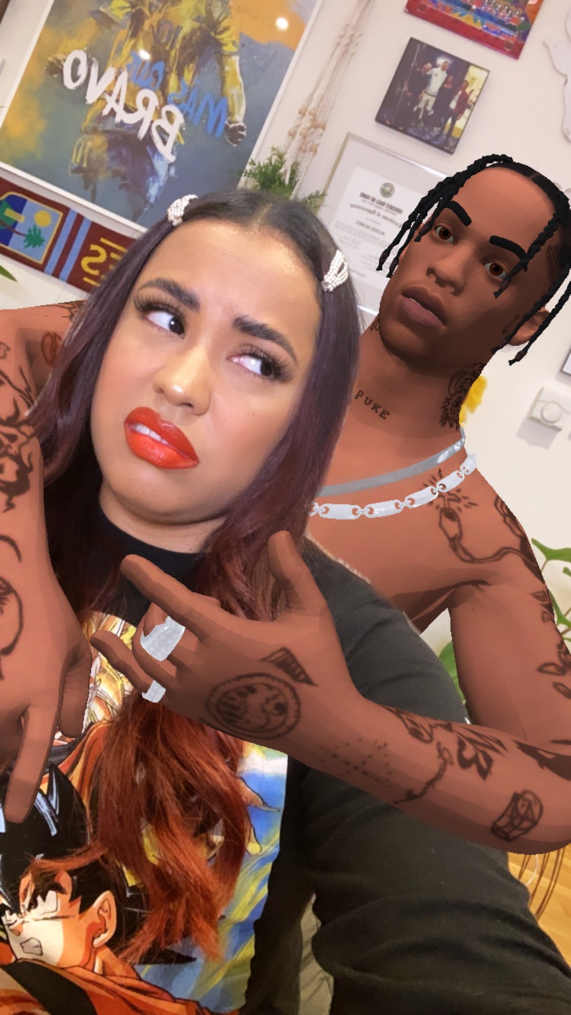 Alexis Nunes Tattoos UFC Fight Announcements: Max Holloway, Greg Hardy