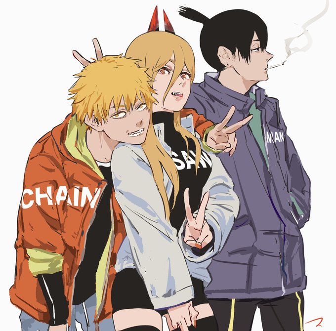 「power (chainsaw man) open mouth」Fan Art(Popular)｜4pages