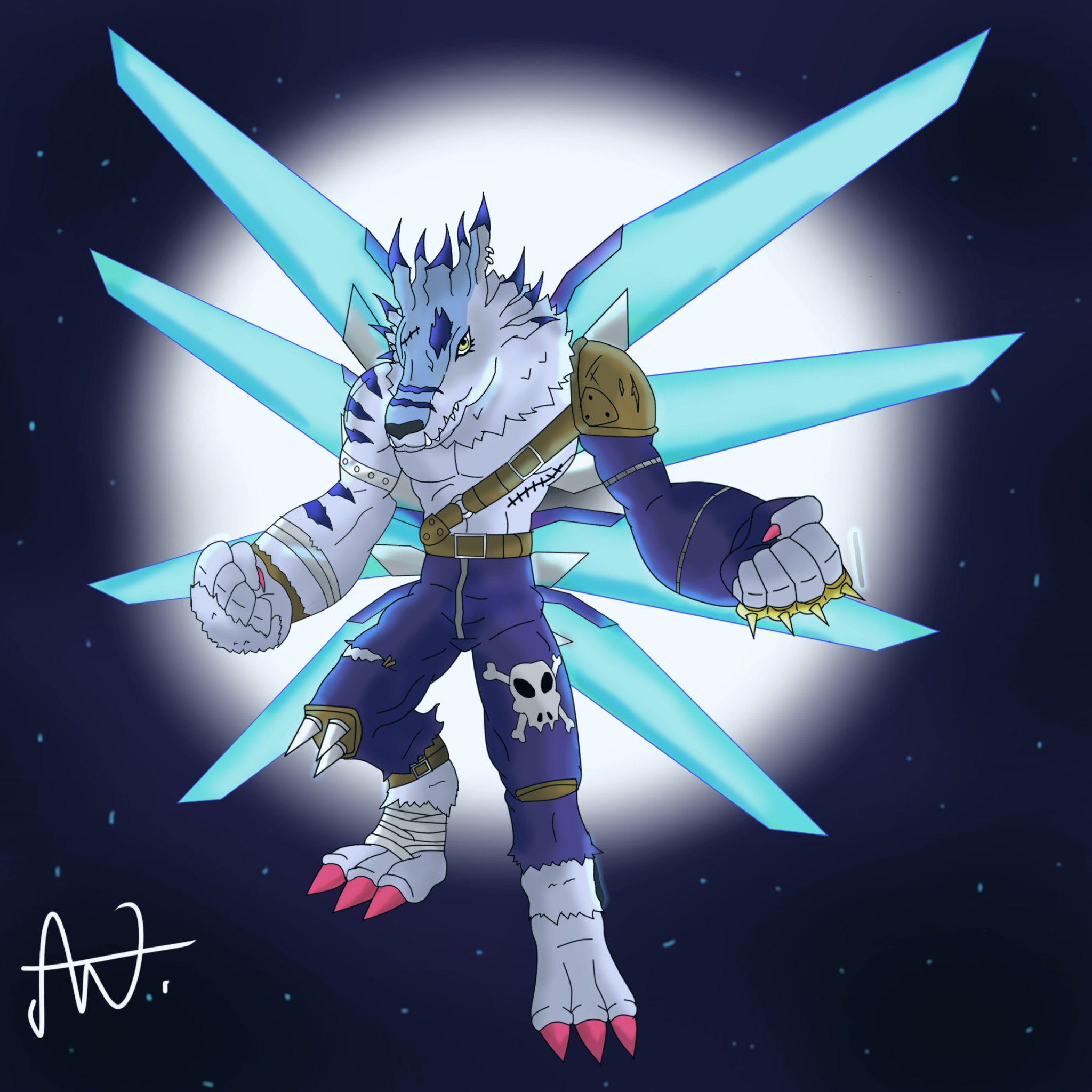 Weregarurumon X