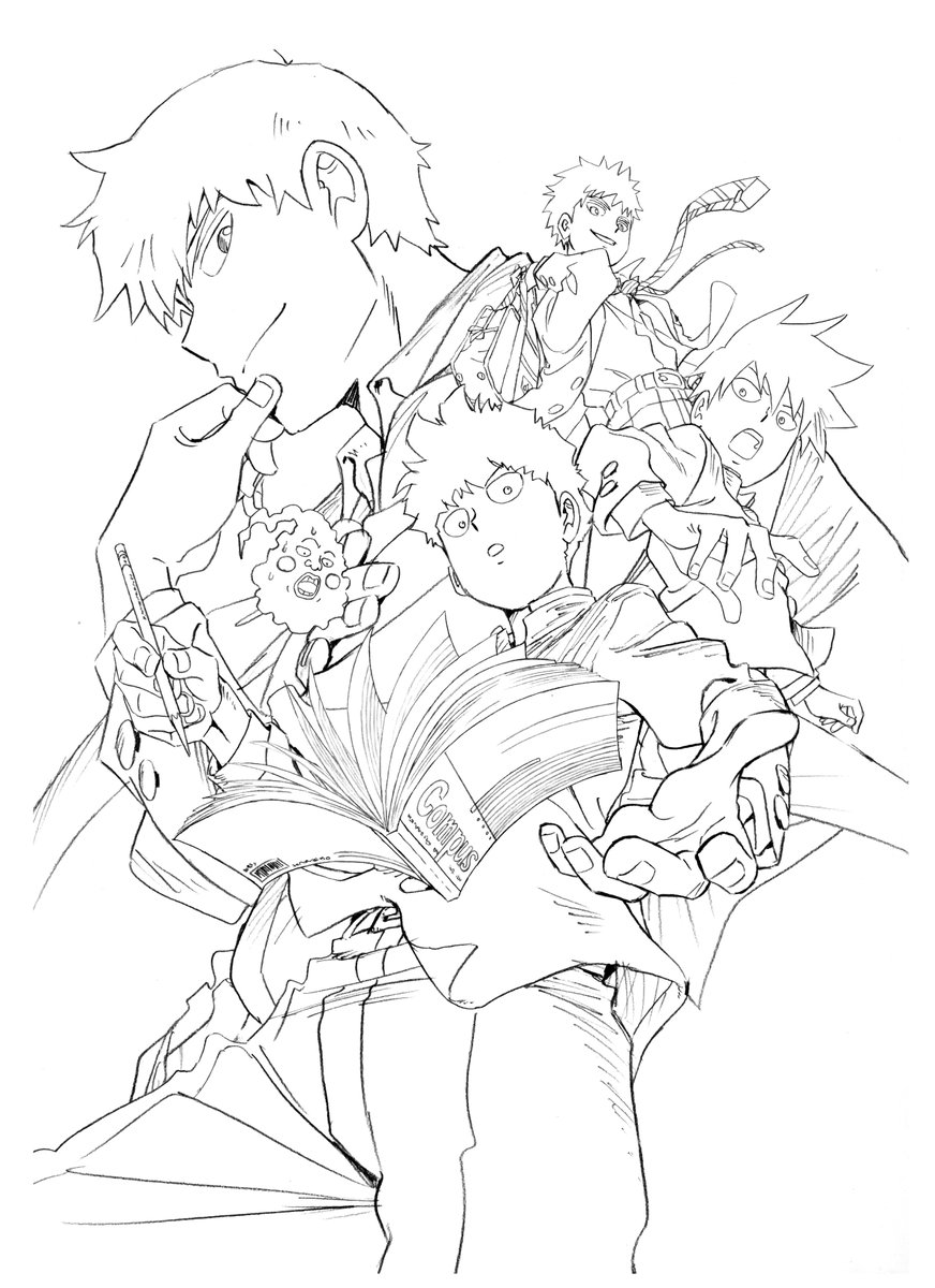 「Mob Psycho 100 」anime art engineの漫画