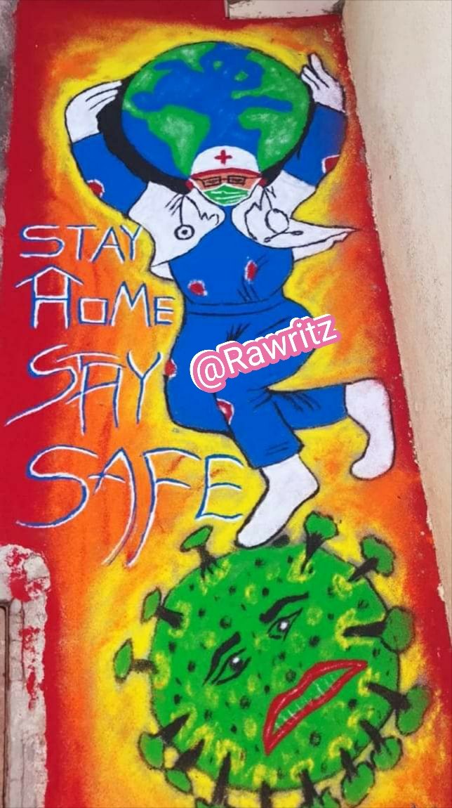 Rangoli Designs With Theme Global Warming