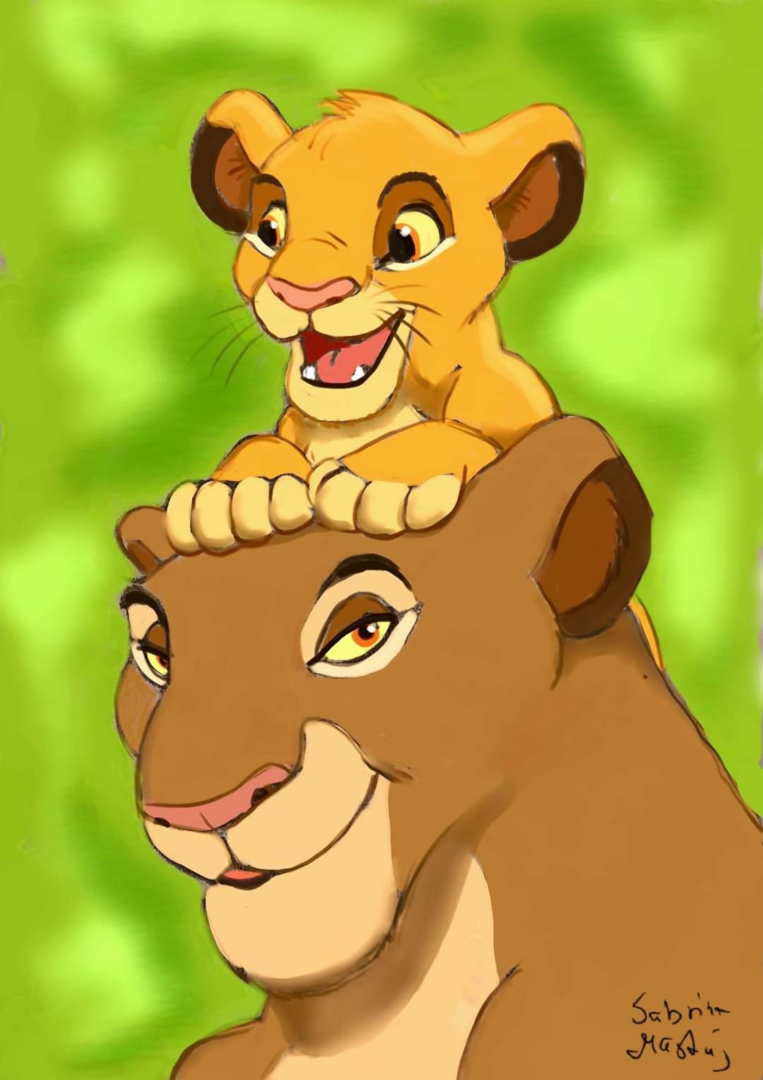The Lion King Sarabi And Simba