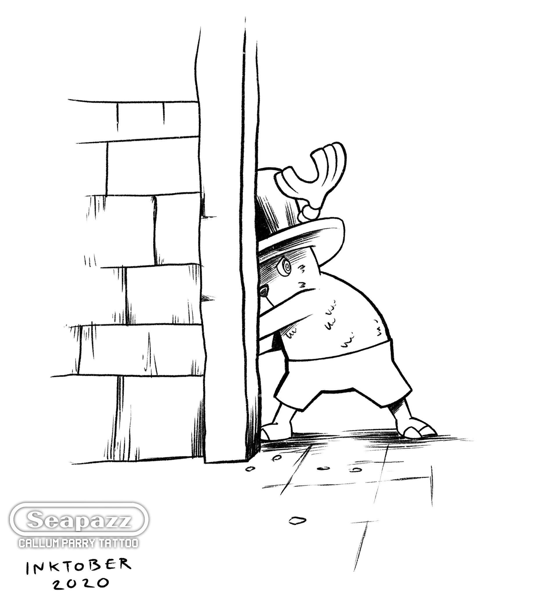 One Piece Chopper Hiding Chopper Giving His Hat To Jimbei For