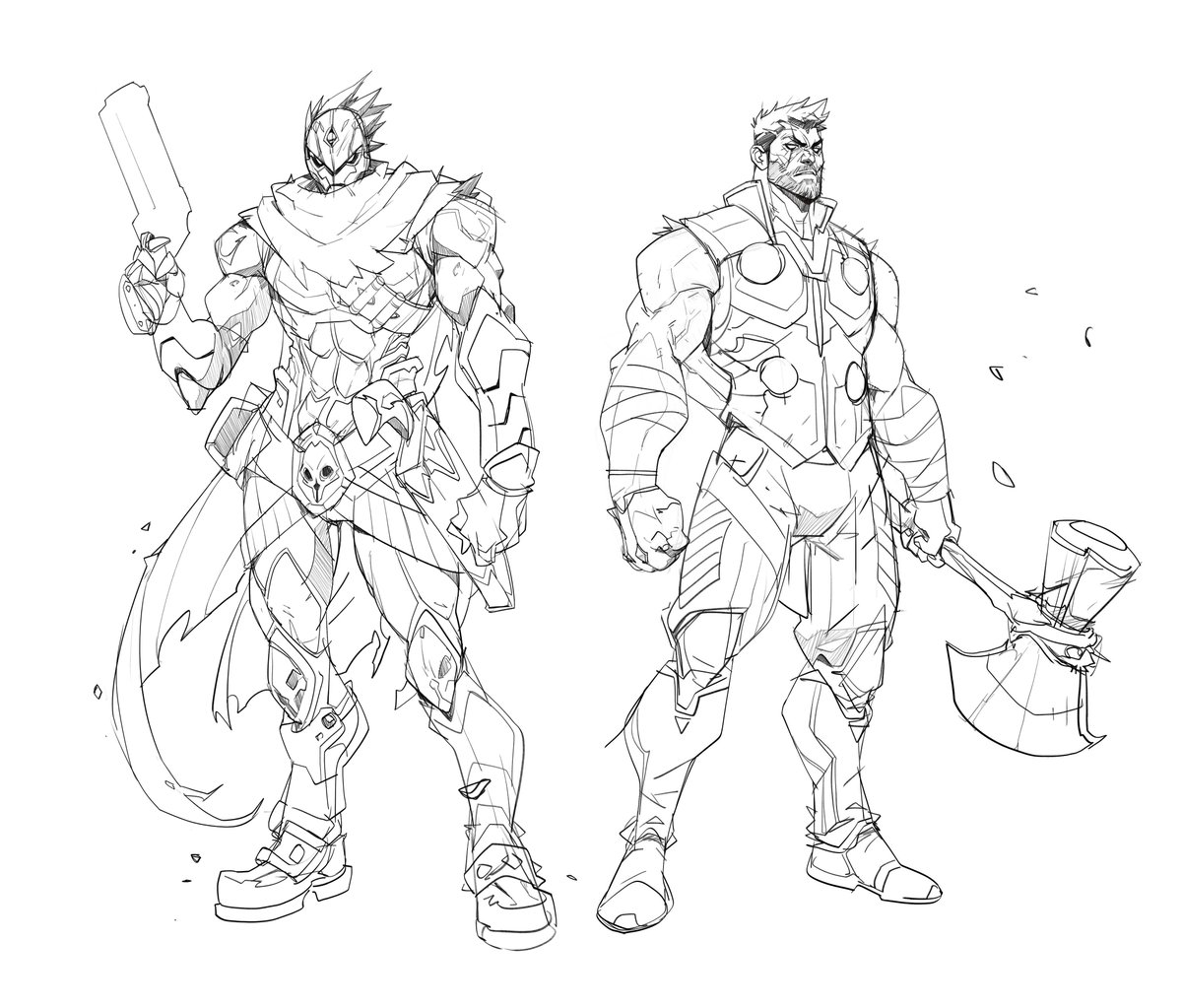 Darksiders Strife Drawing