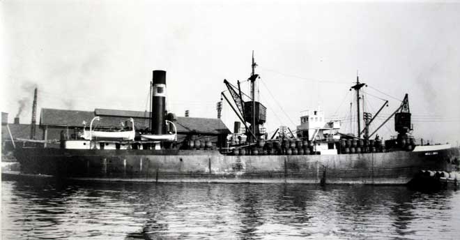 The Italian transport ship SS Scillin has been sunk in the ...