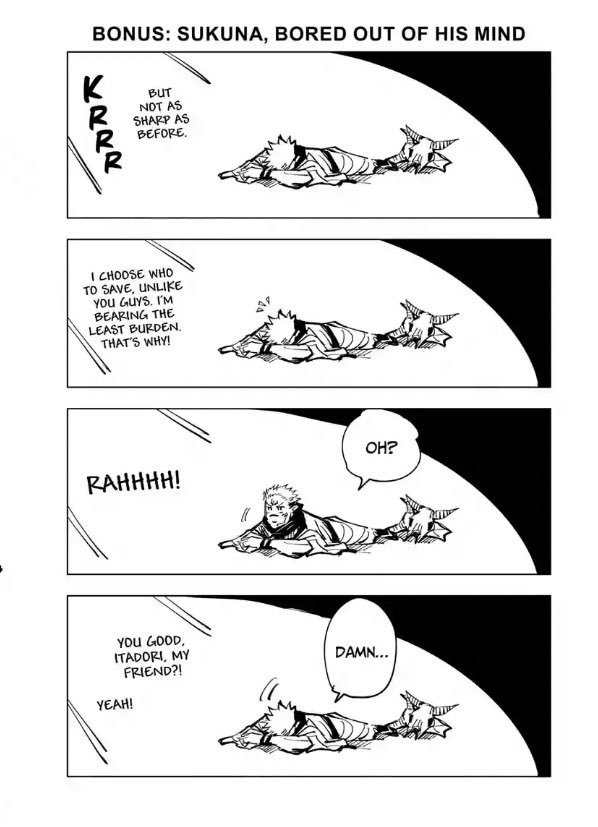「it's official sukuna literally just sits there in yuji's hea」JUJUTSU ...