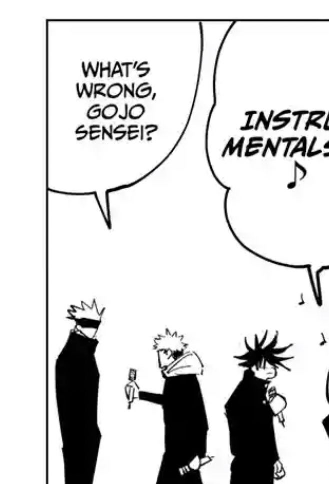 「adds gojo being an amazing singer to the why gojo satoru is 」JUJUTSU ...