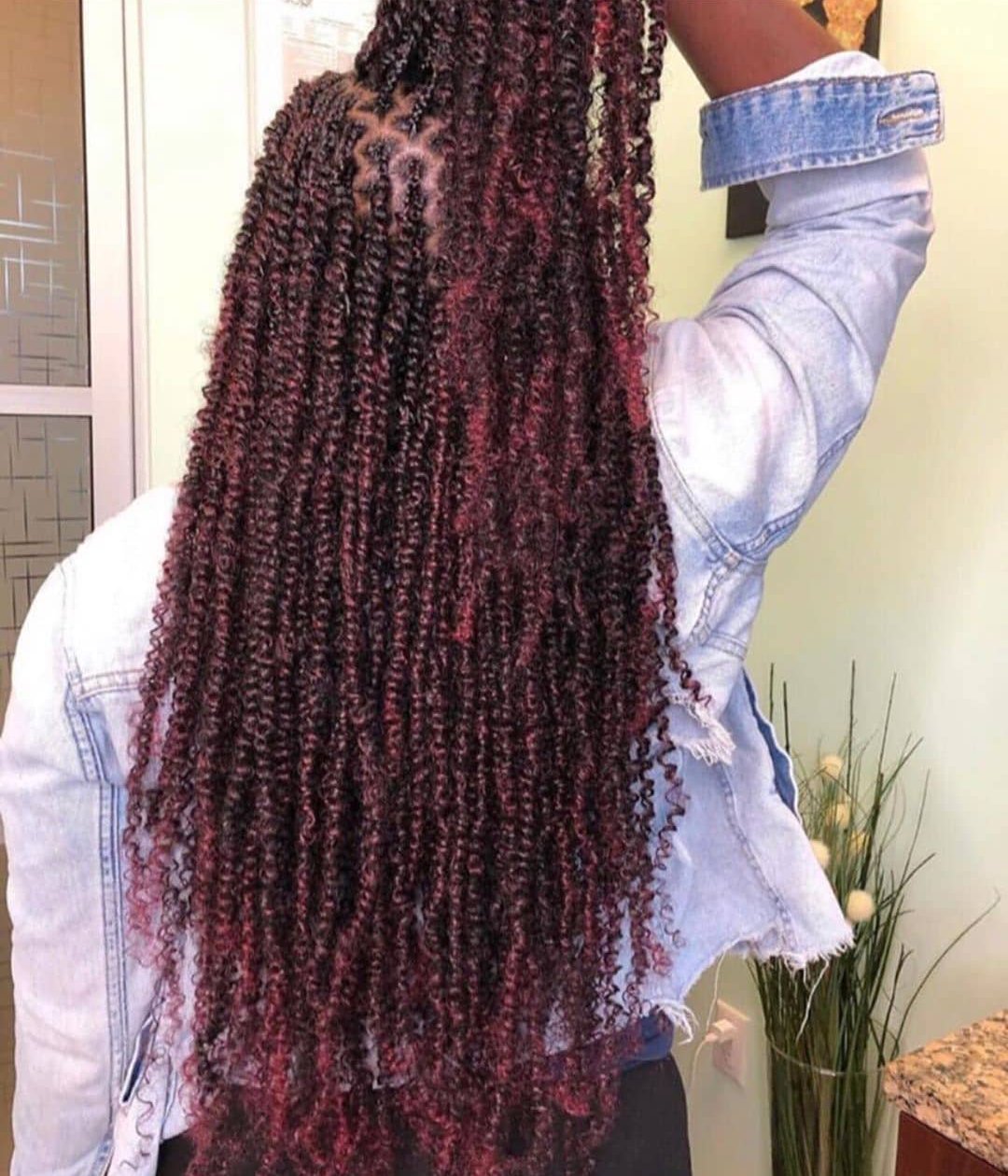Long Fluffy Twist Braids