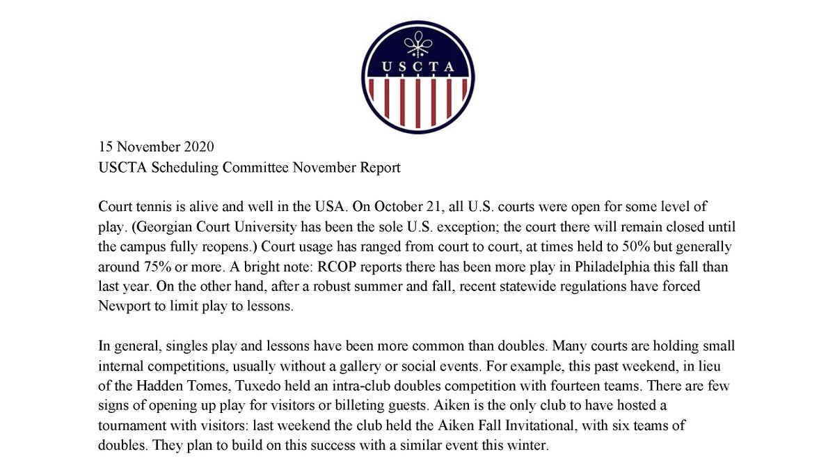 USCTA | News & Results