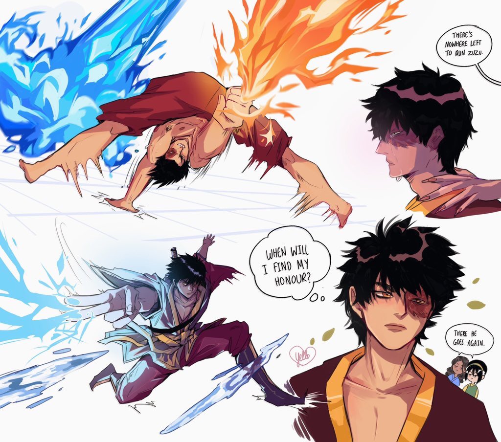 「oyaoya the main thing that's changed is me drawing full body」yello🍎の漫画