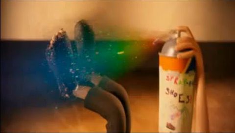 Cloudy With A Chance Of Meatballs Spray On Shoes