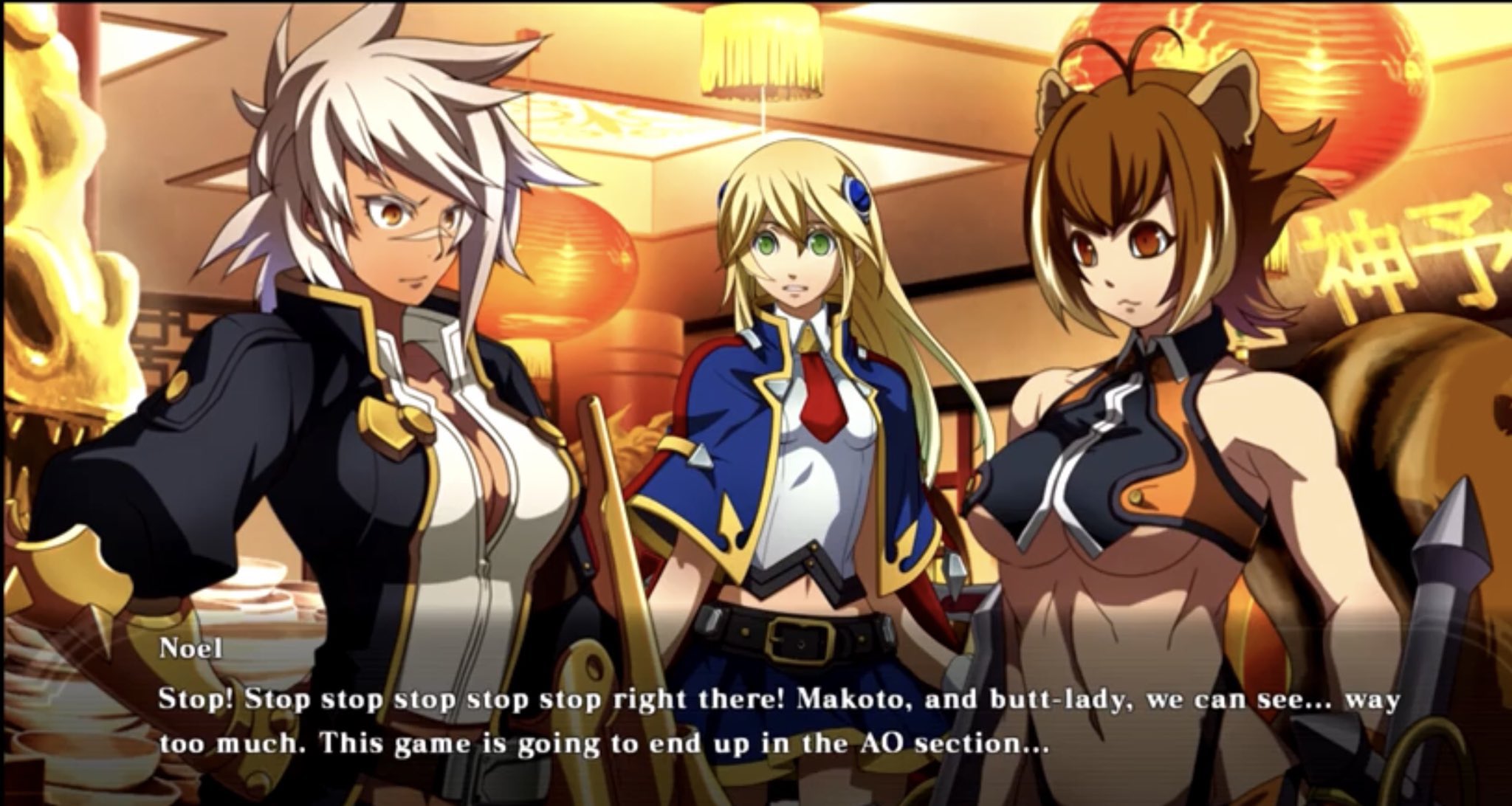 Blazblue Makoto And Bullet