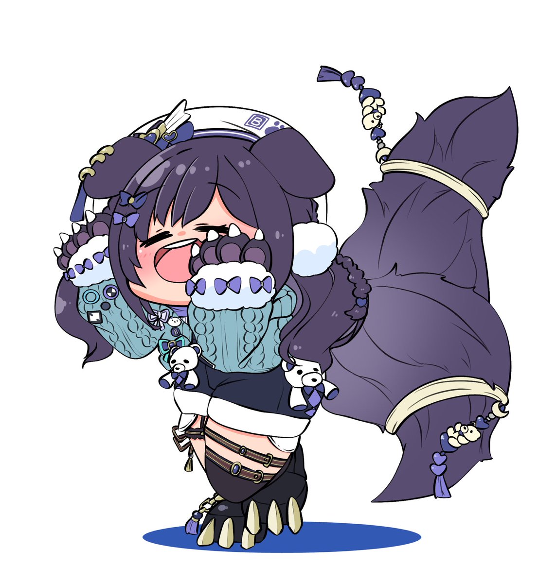 「#KuzuArt #ひまあーと #どくずほんしゃ 画質が悪いので上げ直しました 」まぶし@にじそ08 う-01の漫画