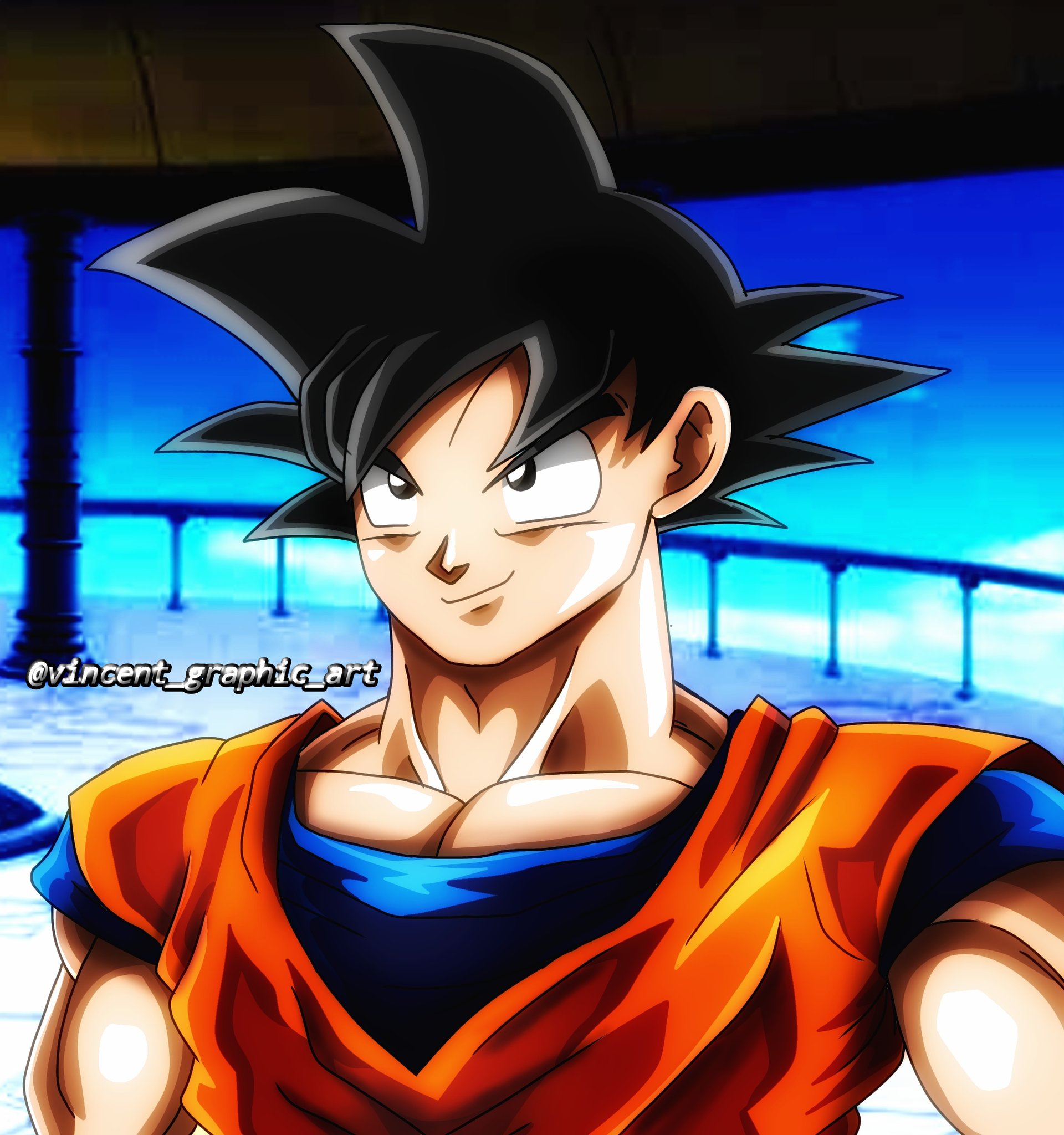 Goku Normal Form Drawing