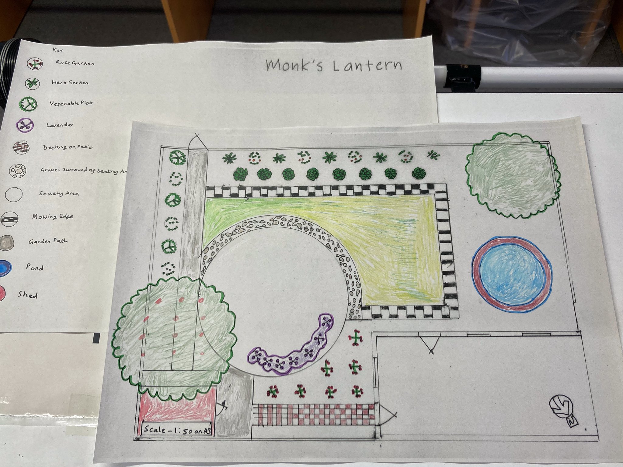 Garden Design Drawing For Kids