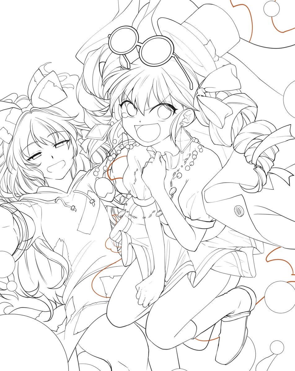 「エア幺樂団 絵チャ会場 (30人が参加中) https://t.co/XpsYO4GTsO #MagicalDraw 」カタケイの漫画