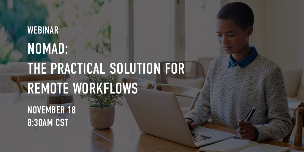 Studio Network Solutions on Twitter: "Don't forget to register for Wednesday's Nomad #webinar ...