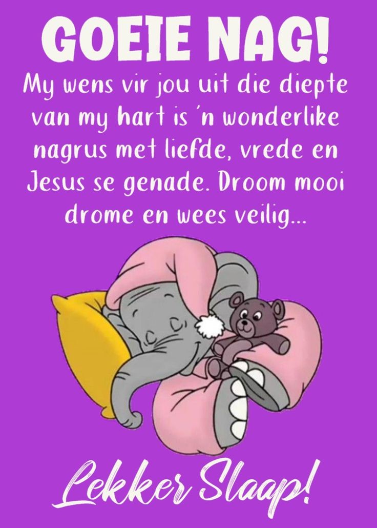 Lekker Slaap Boodskappe