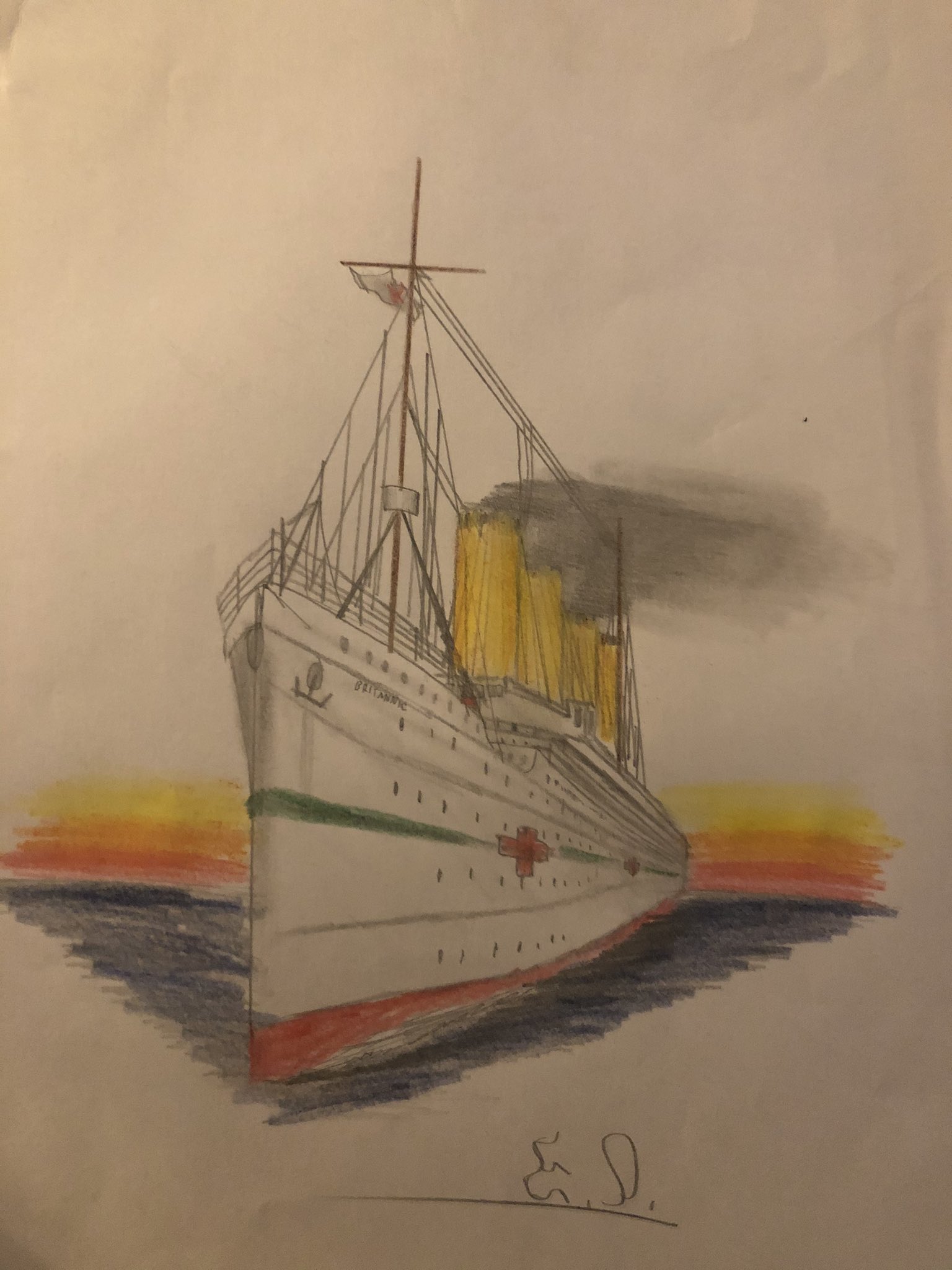 Britannic Drawing