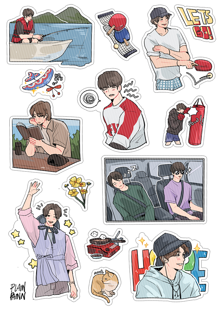 「soop stickers 」chaaの漫画