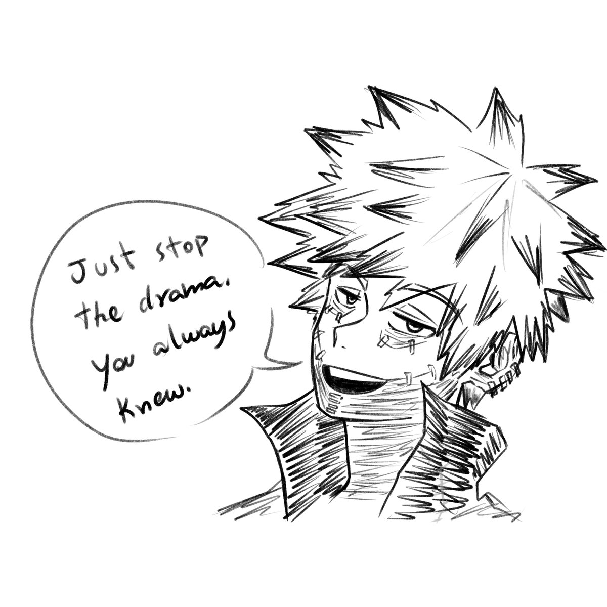 「Dabi talking to me when the news hit me 」Ima ☀️🌘の漫画