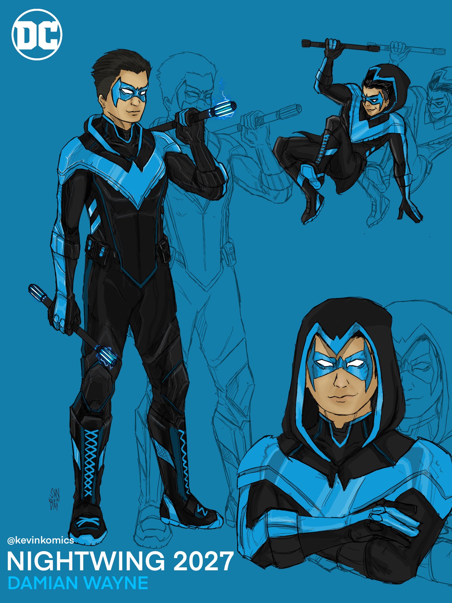 Damian Wayne Nightwing Symbol