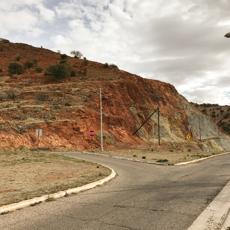 Where in AZ?? Clouds serve as a backdrop for these uniquely colored ...