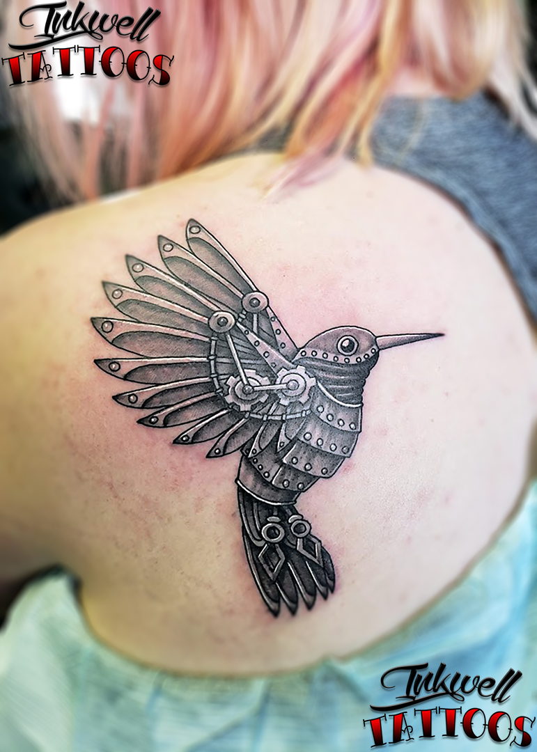 Steampunk Shoulder Tattoo