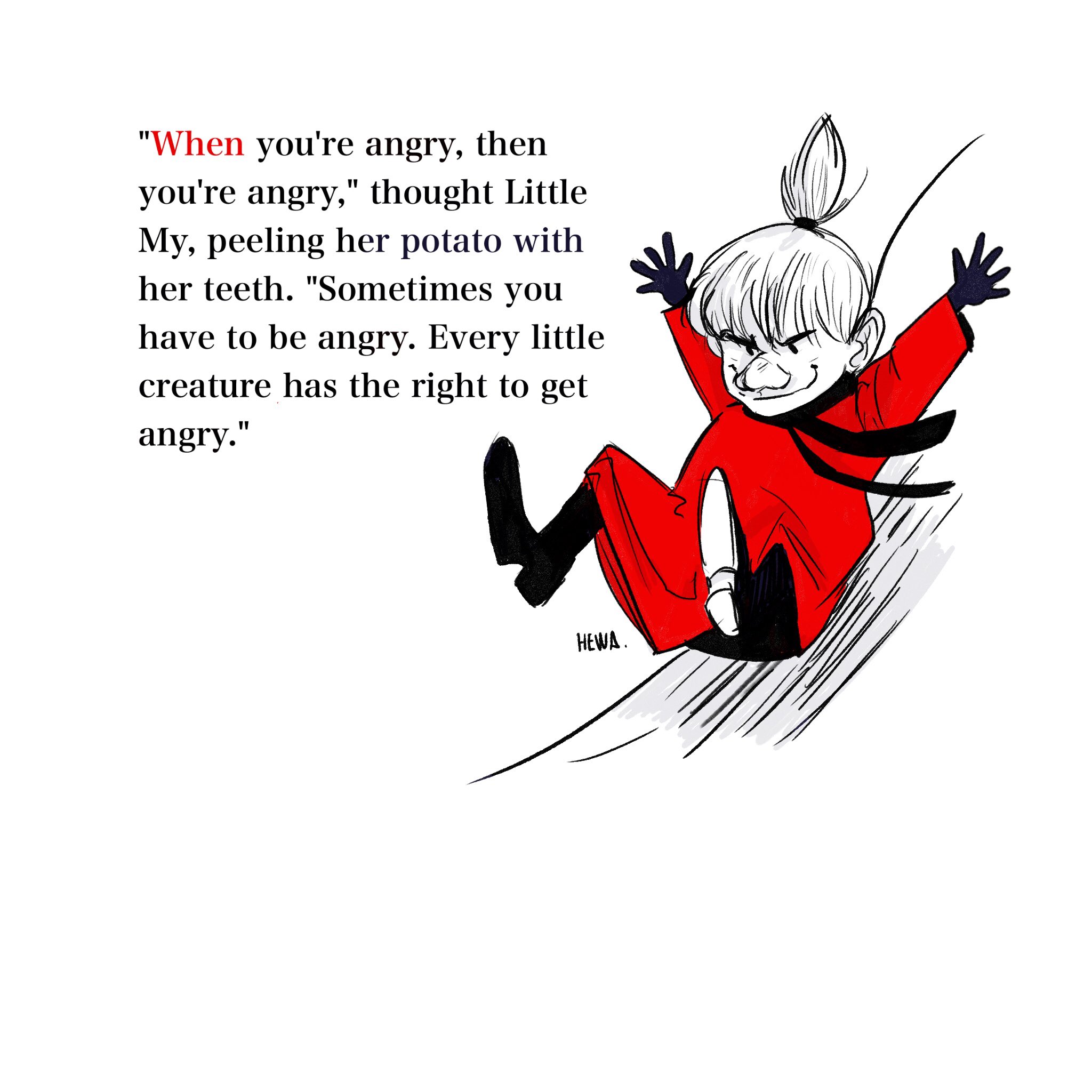 Little My Moomins Quotes Moomin Little My Poster | Little Mai | Cute