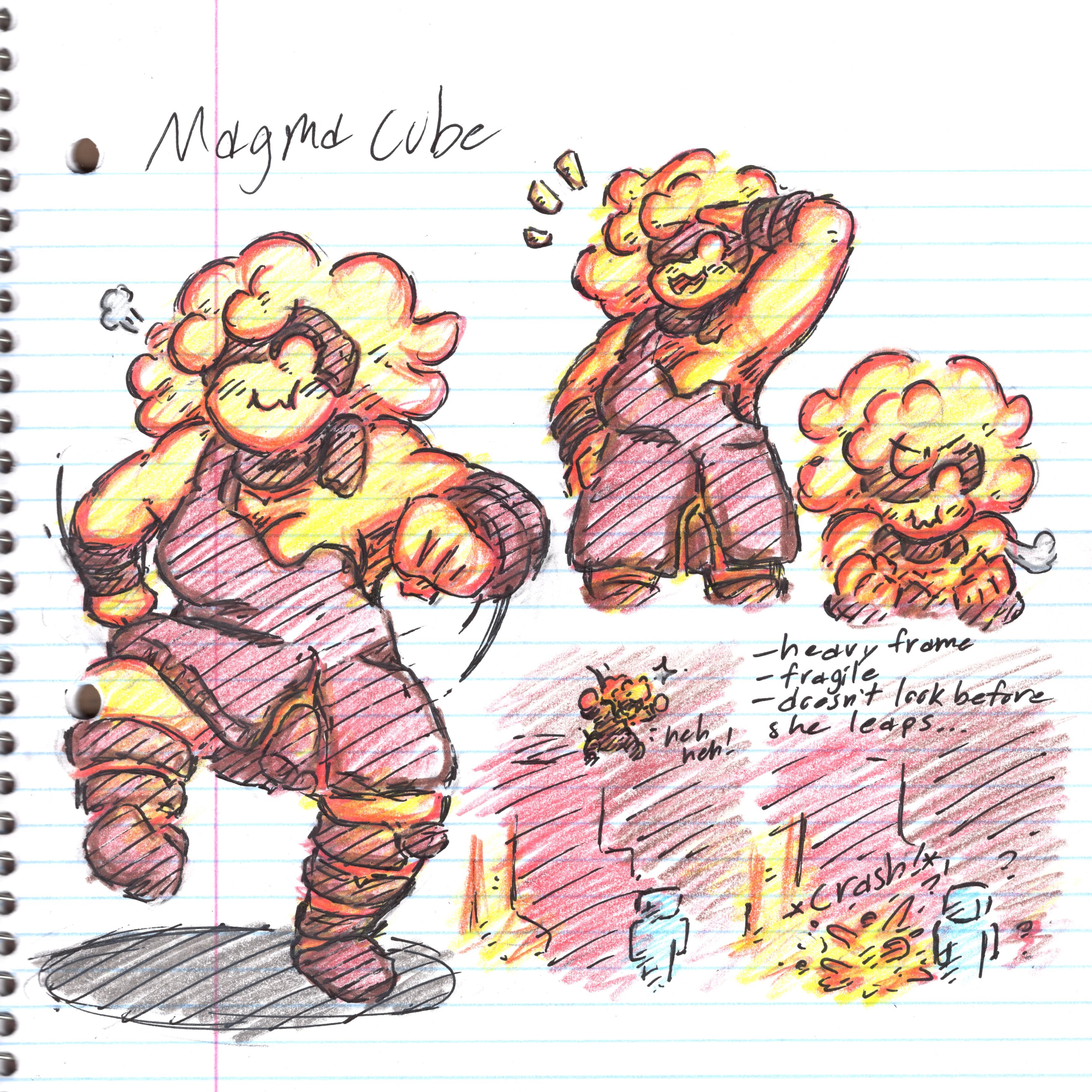 Magma Cube Girl Minecraft