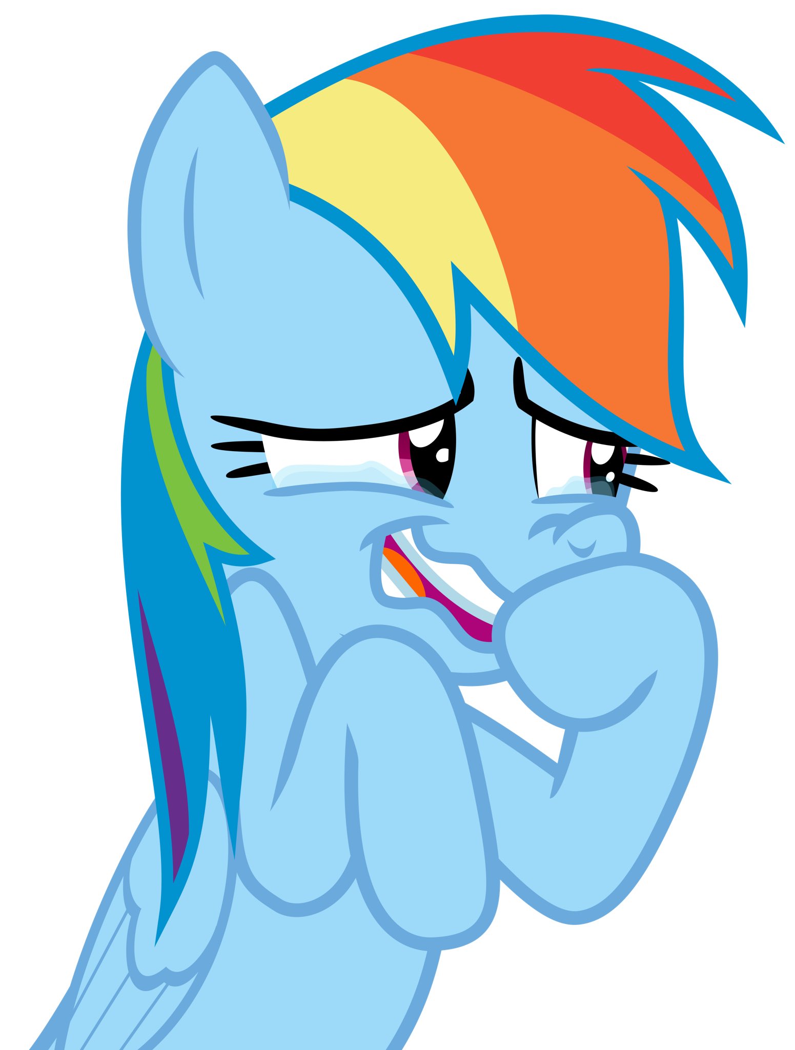Rainbow Dash Laughing