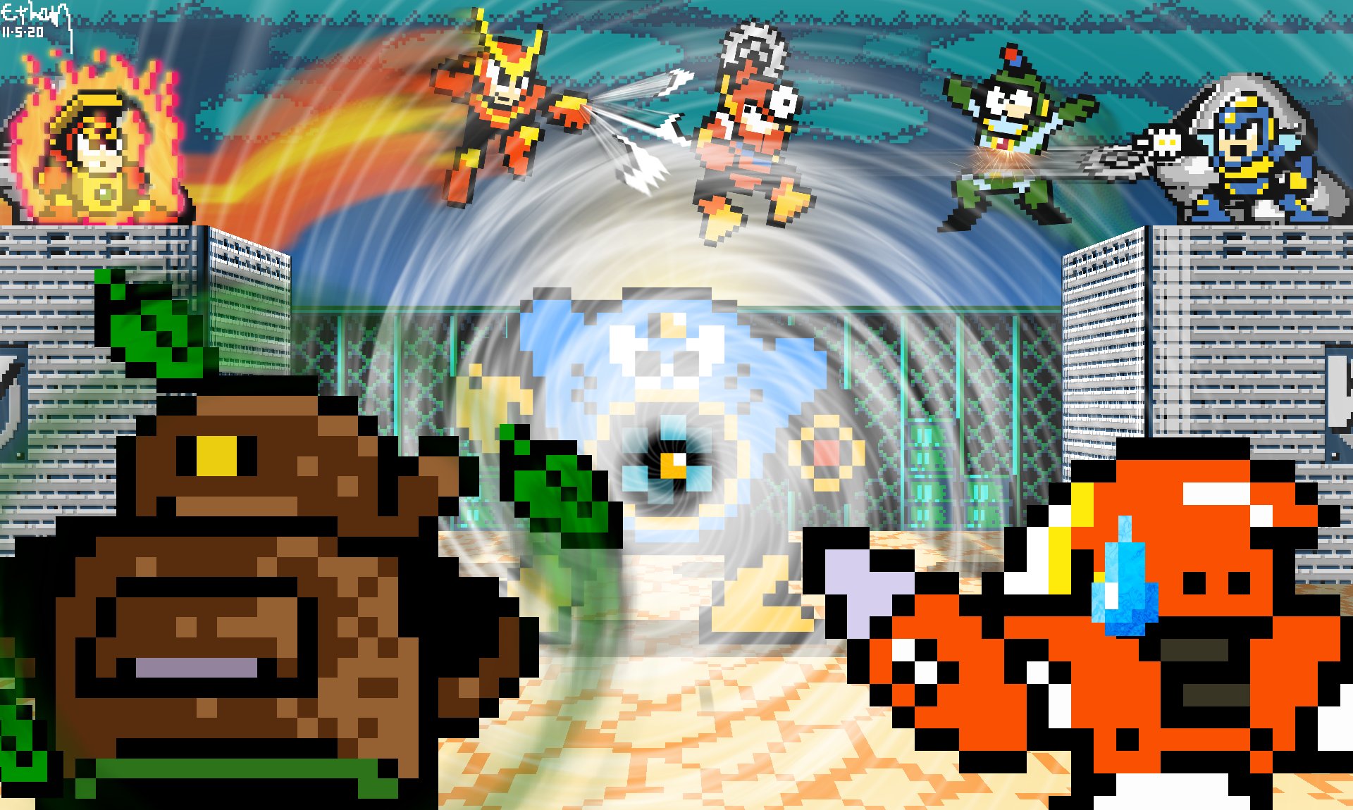 Mega Man 11 Sprites MegaMan 5 Sprites