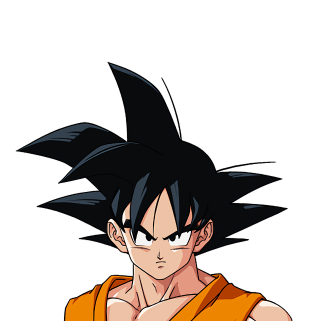 Dragon Ball Z Goku Normal Face