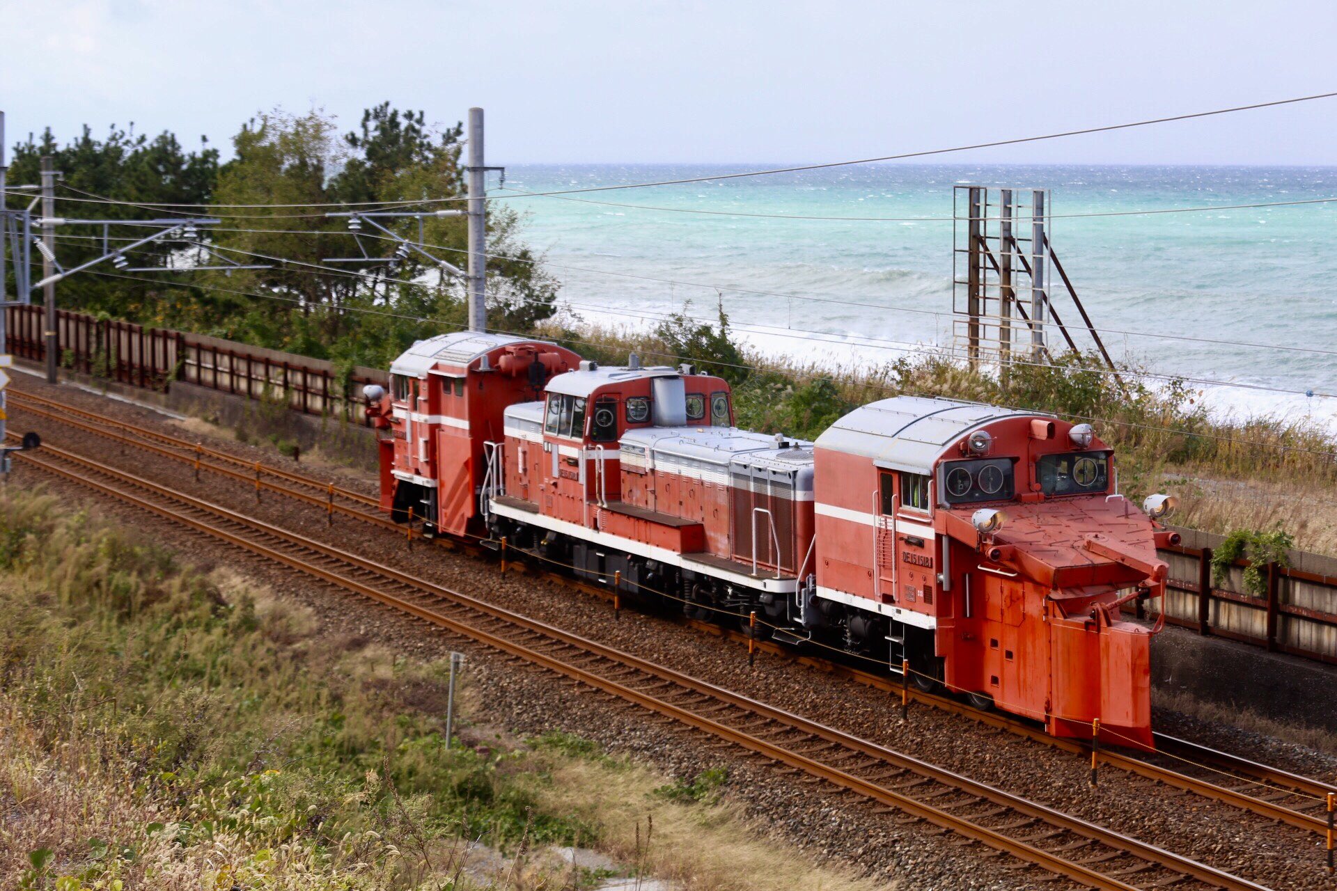 さとまる on Twitter: "あいの風ラッセル試運転 初日 試9501 DE15 1518 https://t.co/4KcuovojxO" / Twitter
