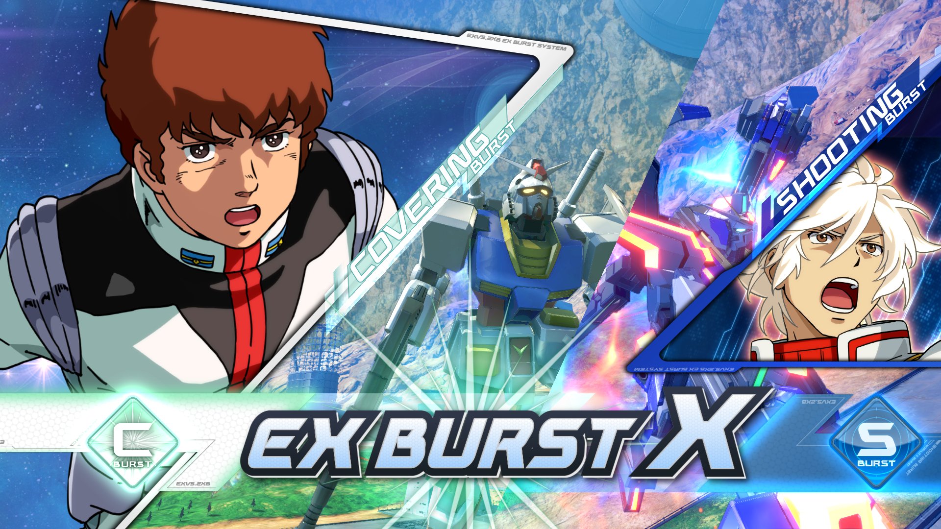 機動戦士ガンダムEXVS.シリーズ公式 on Twitter: "#クロブ新要素 新バトルシステム「EXバーストクロス」 パートナーとEXバーストの発動時間が重なると「EXバーストクロス」と ...