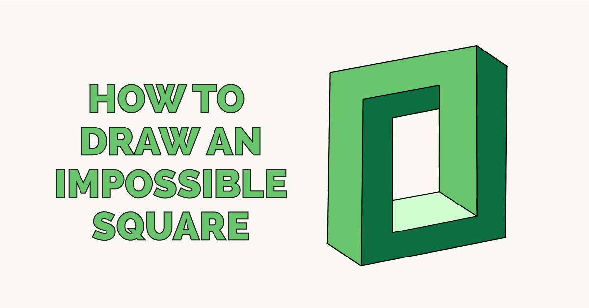 How To Draw Impossible Square